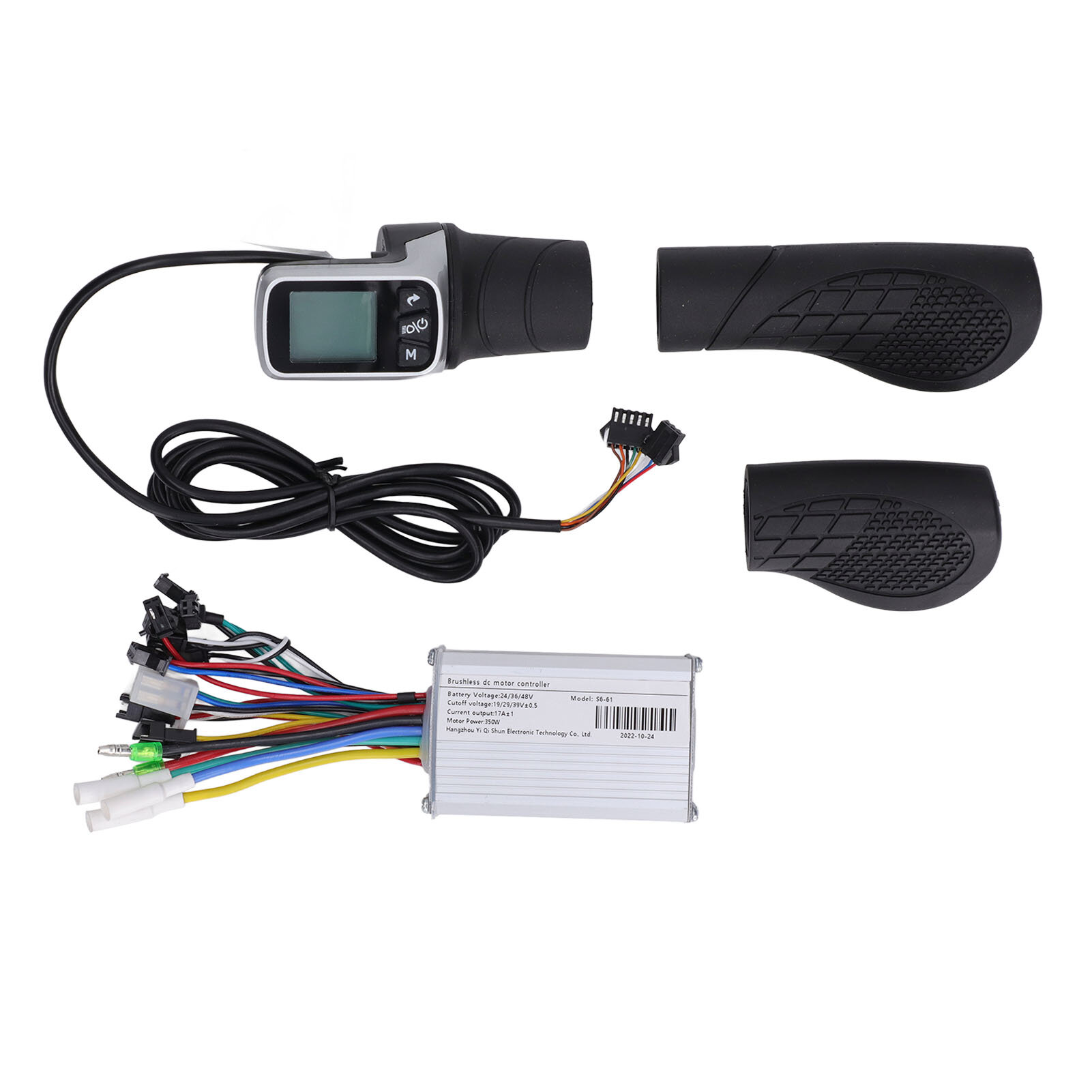 Набор для преобразования электрического скутера, бесщеточный контроллер, LCD-метр, 350W мотор 24V 36V 48V