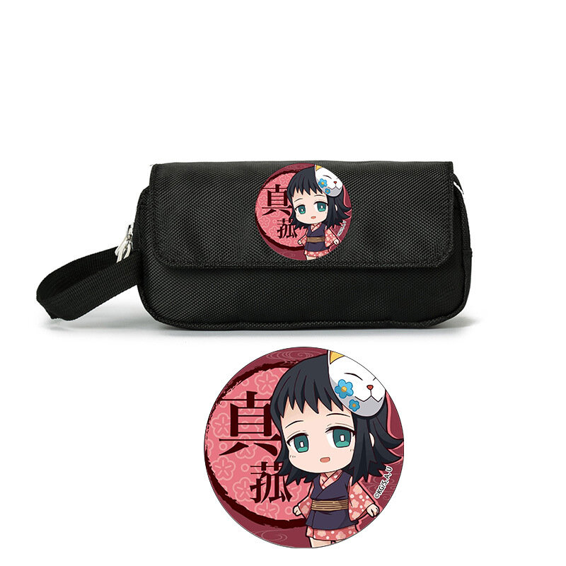 Пенал Ghost Slayer Blade, для карандашей, аниме, черный