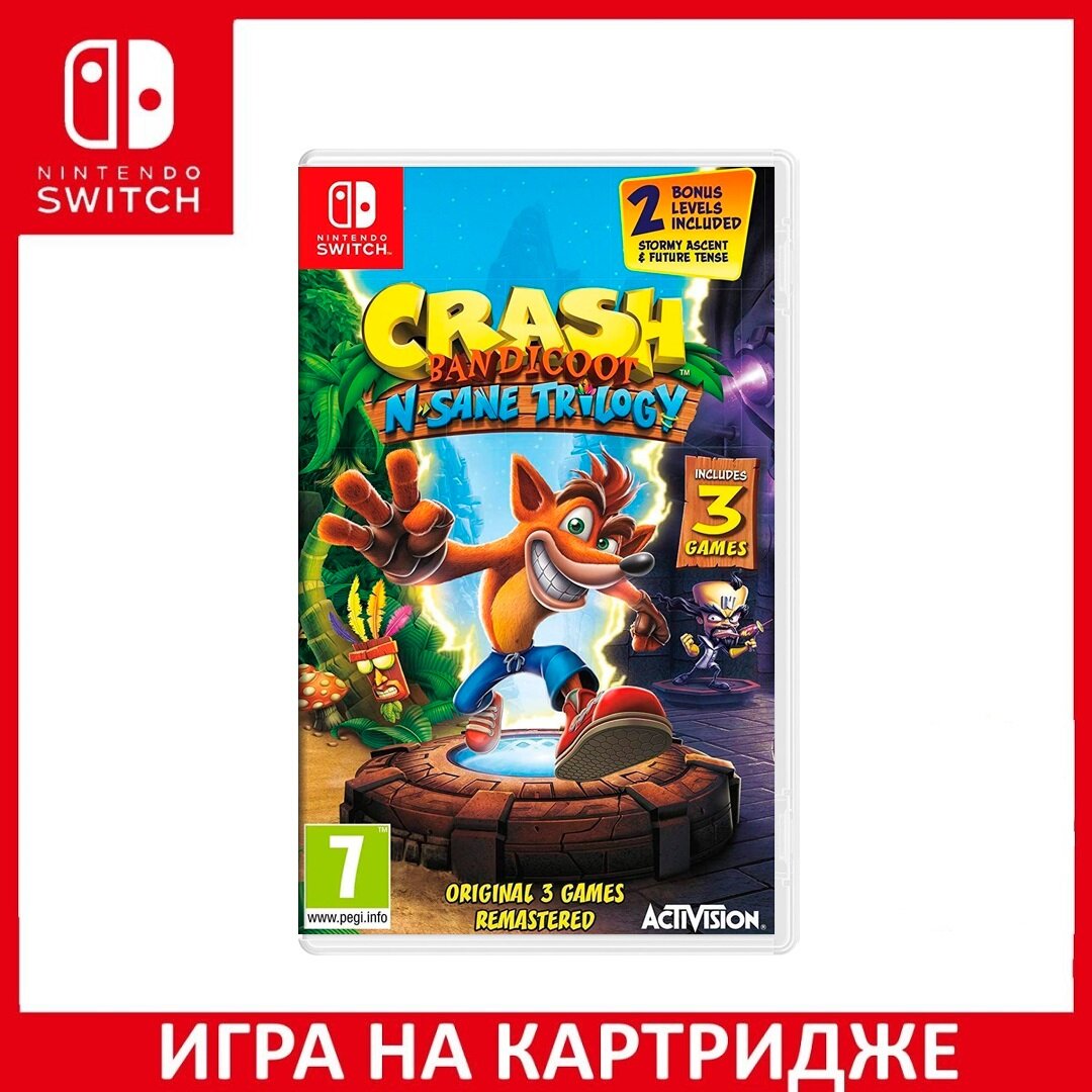 Игра Crash Bandicoot N’sane Trilogy (Nintendo Switch) Английский язык