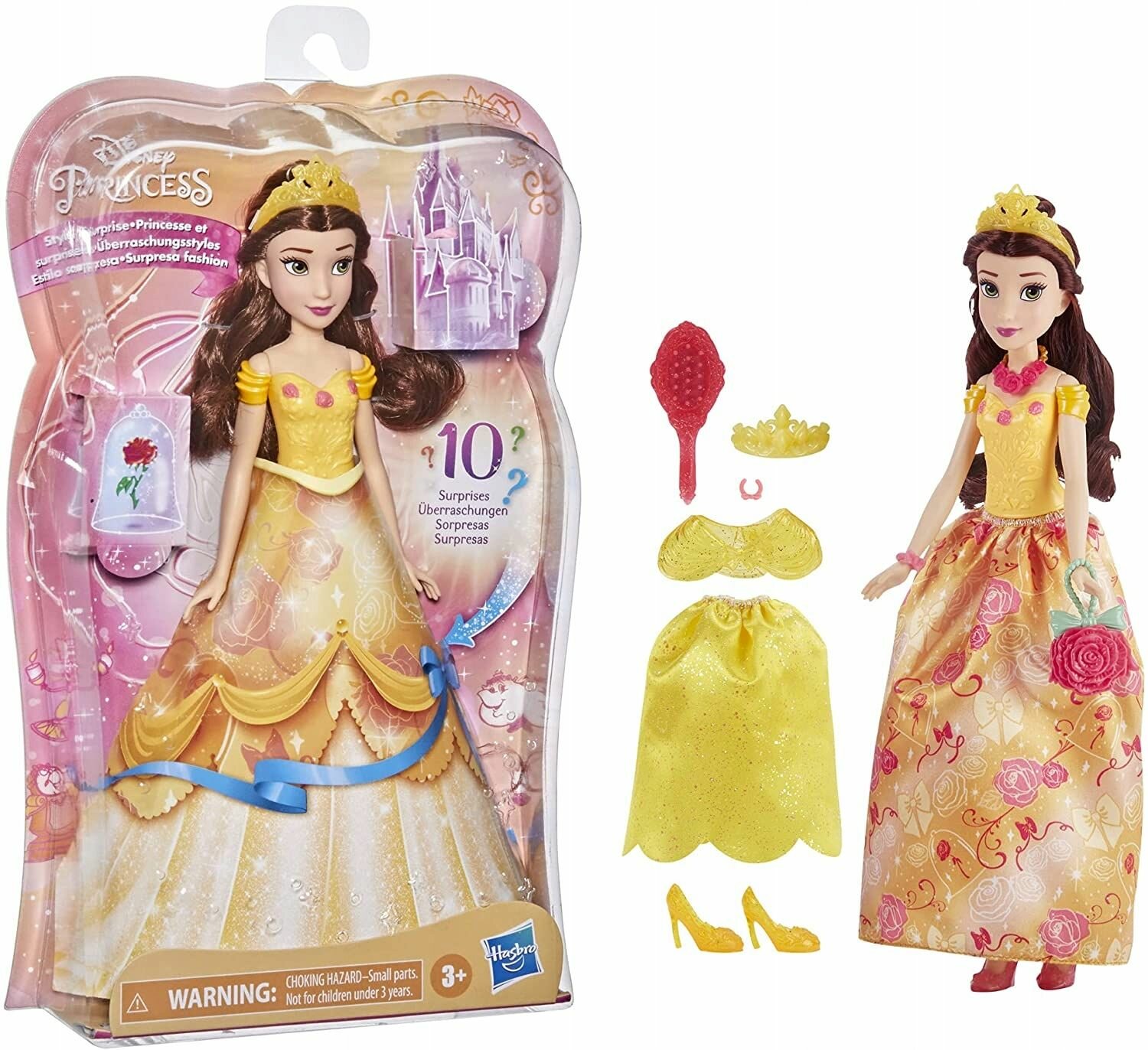 Кукла Hasbro Disney Princess - Кукла Белль из Красавица и Чудовище - Дисней Принцессы F0782