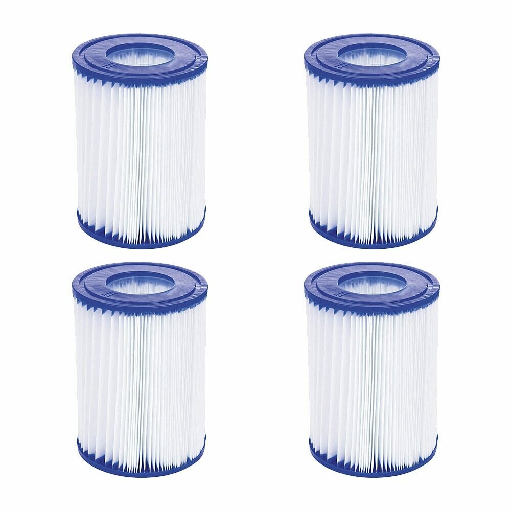 4pcs -Фильтрующий элемент для бассейна BESTWAY II № 104 134 58383, Фильтрующий насос, 58386*52*58094