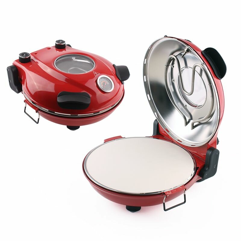 Электрическая сковорода для приготовления блинов, сковорода для выпечки, 12 дюймов, ручная работа, итальянская печь для пиццы, гриль для размораживания хлеба, жаровня