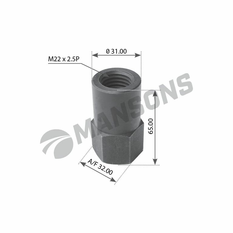 Гайка стремянки для Скания арт 100512 MANSONS