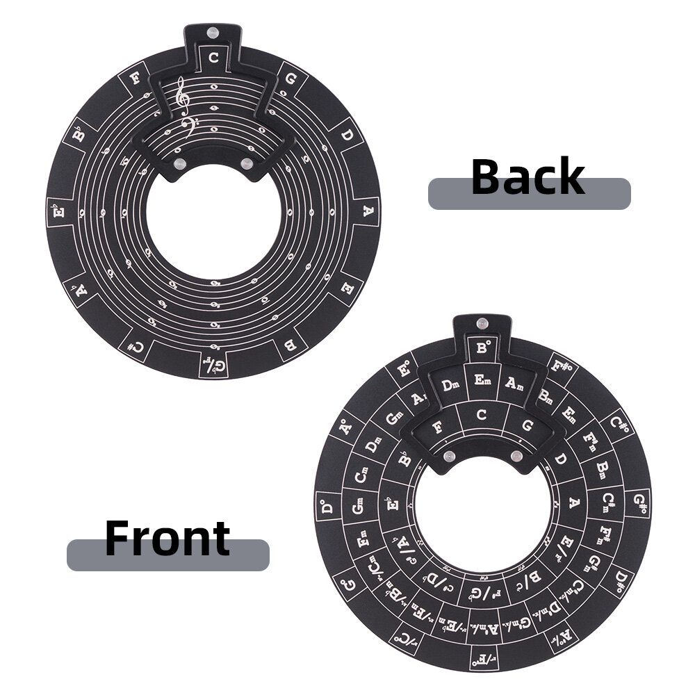 Инструмент для изучения мелодий из алюминиевого сплава, круг квинт, инструмент для изучения теории музыки, инструмент для изучения аккордов, инструмент для изучения мелодий, инструмент для изучения нотного стана с кругом пятой степени