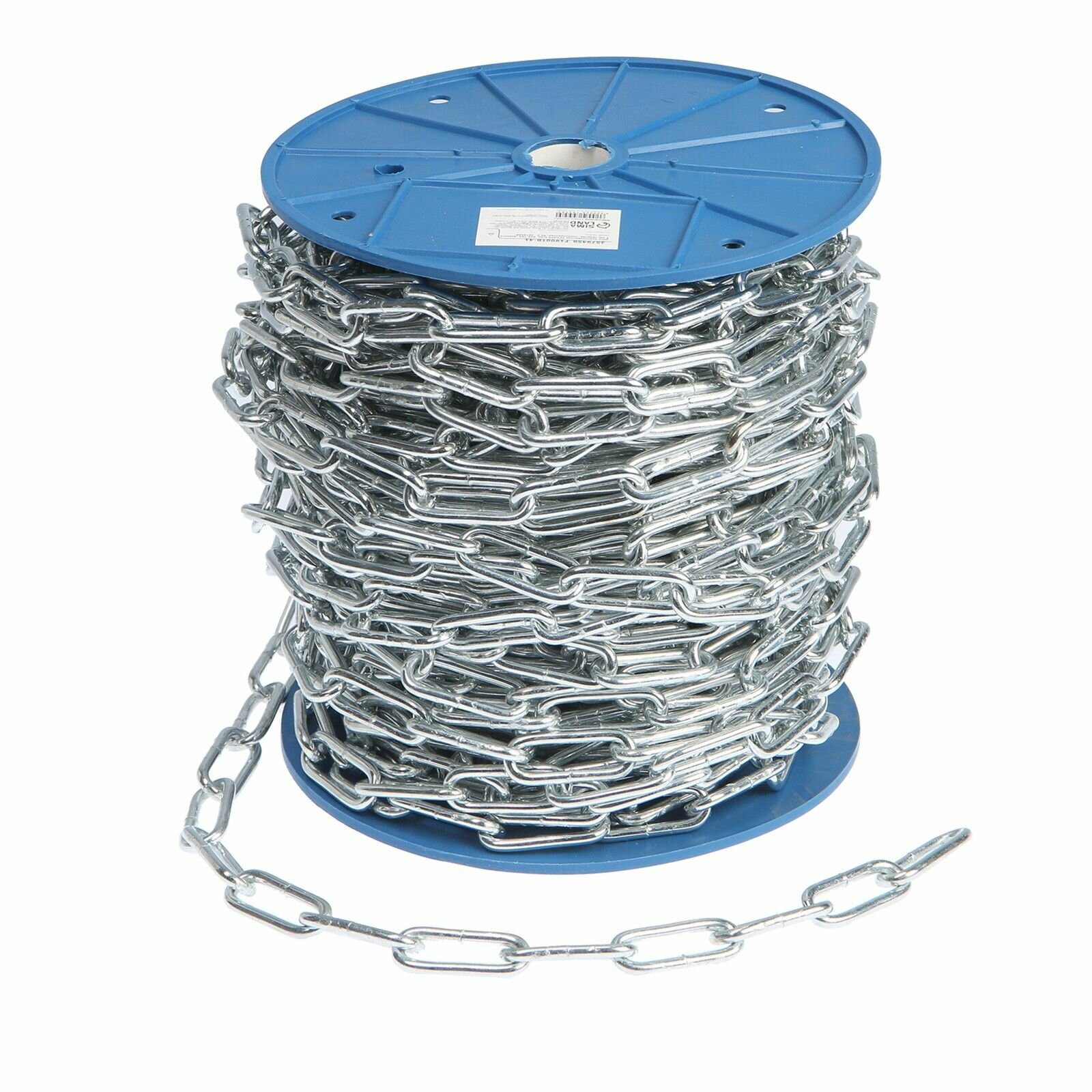 Цепь длиннозвенная тундра krep, DIN 763, диаметр 5 мм, сварная, оцинкованная, 40 м