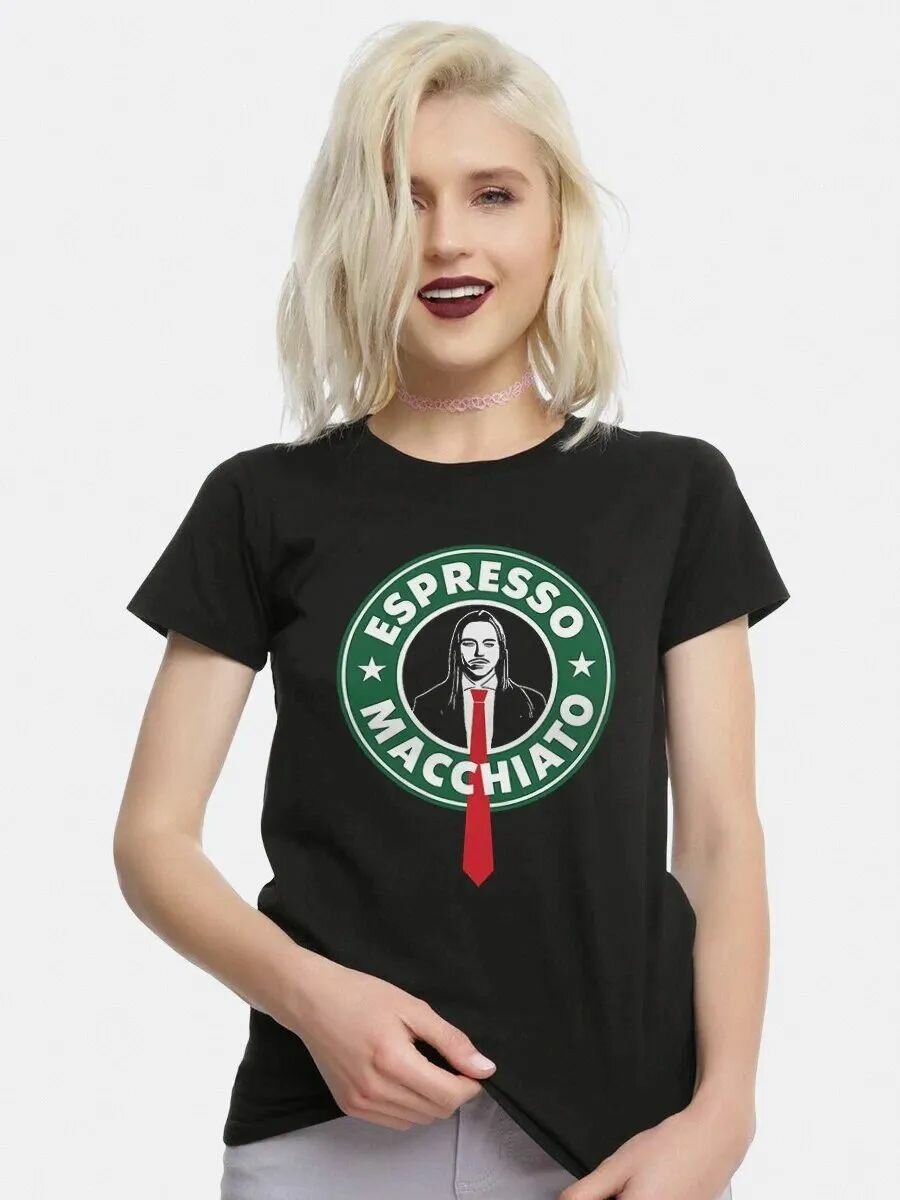 Футболка DreamShirts Studio Tommy Cash / Espresso Macchiato / Женская