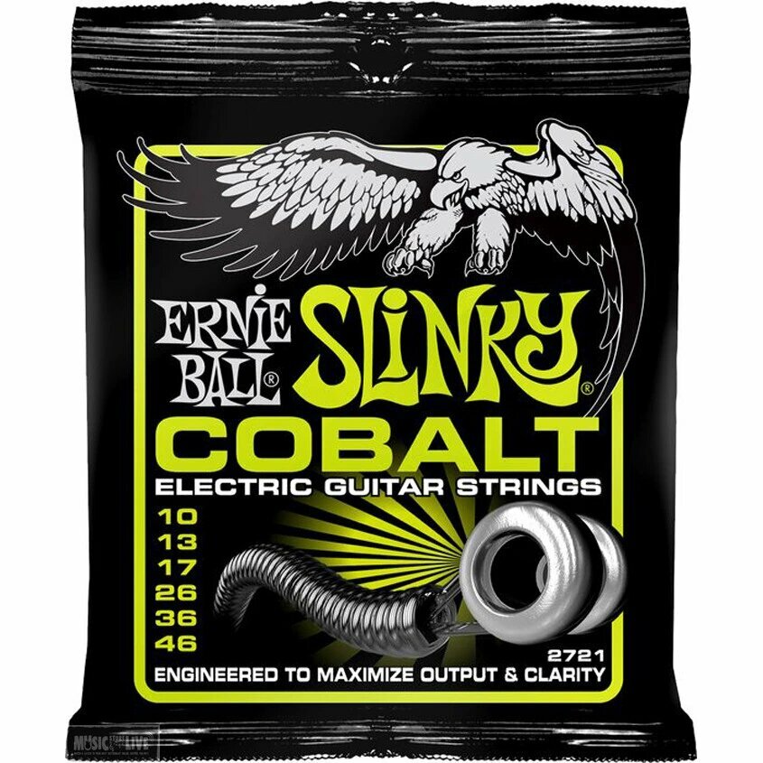 Комплект струн для 6-струнной электрогитары 10-46 Ernie Ball 2721