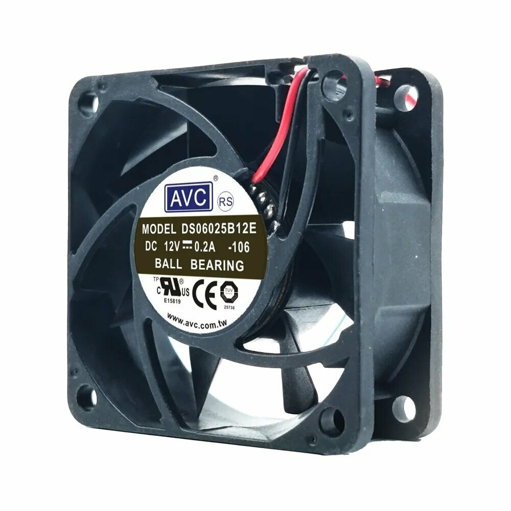 5pcs * Новый оригинал DS06025B12E 12V 6025 60x60x25mm вентилятор Радиатор