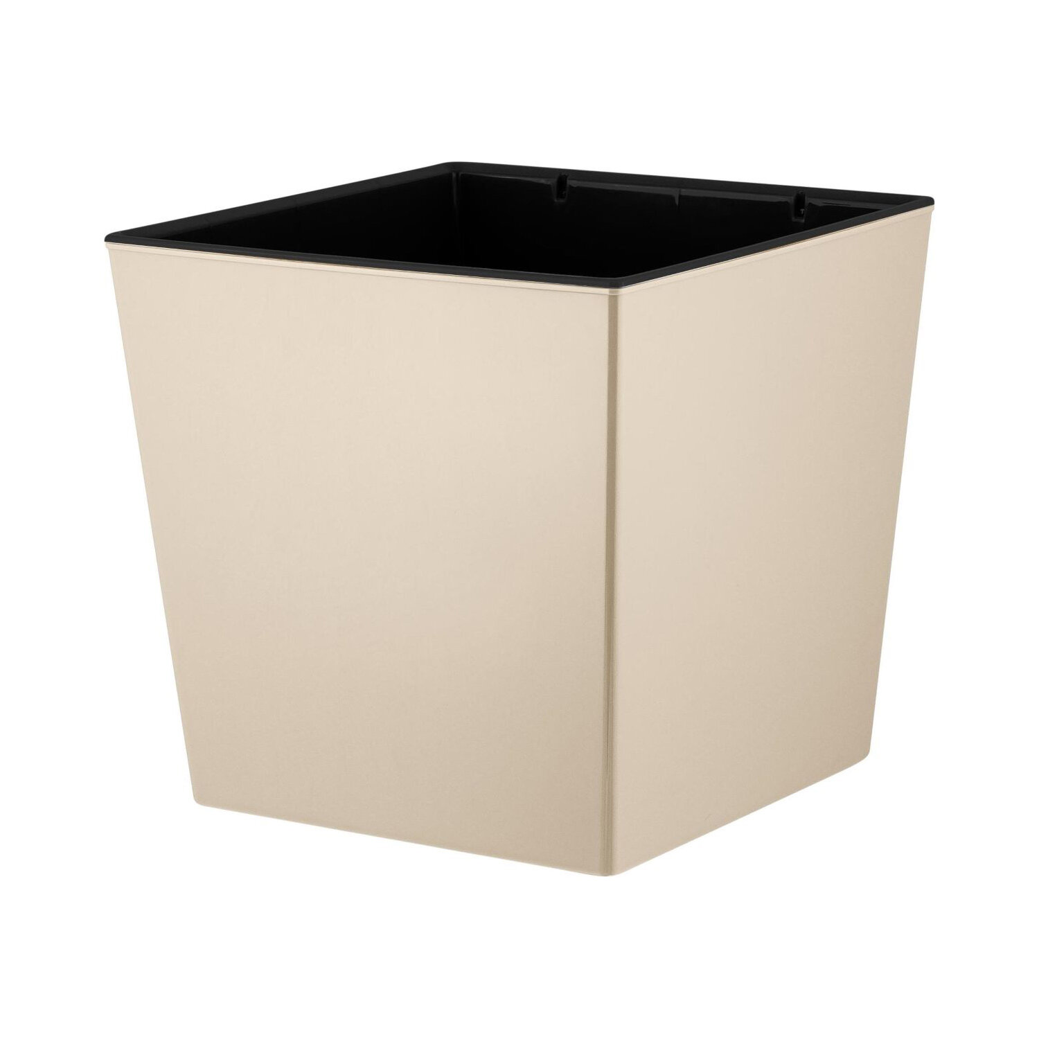 Горшок для цветов InGreen London Cube, 11,6 л, калифорнийский миндаль