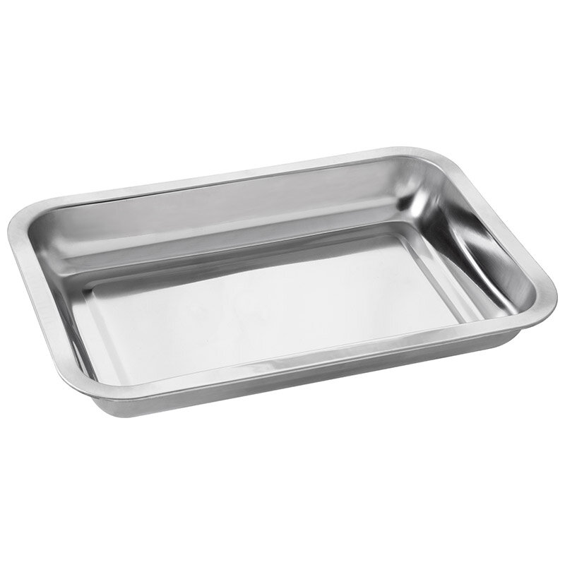 Противень для запекания Domestico 108945, нерж. сталь, зеркальная полировка