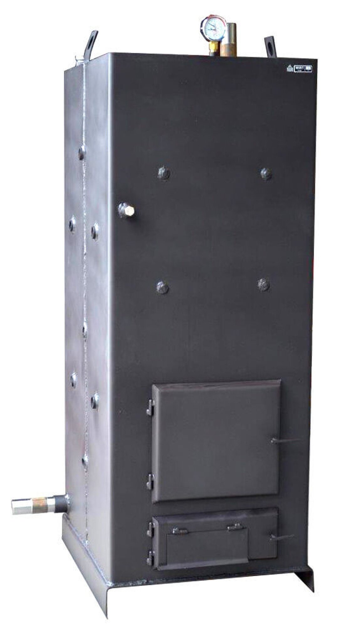 Котел WIRT Taiga 50, твердотопливный, одноконтурный, черный