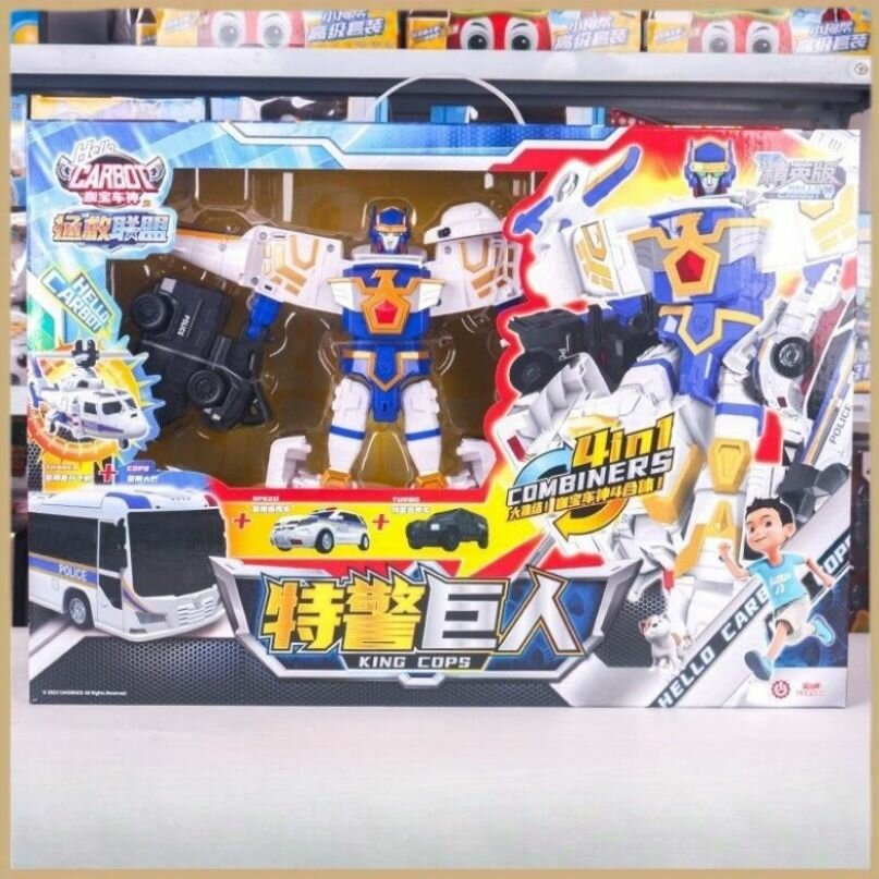 Бестселлер среди трансформеров KING COPS 18см, для мальчиков от Карбот