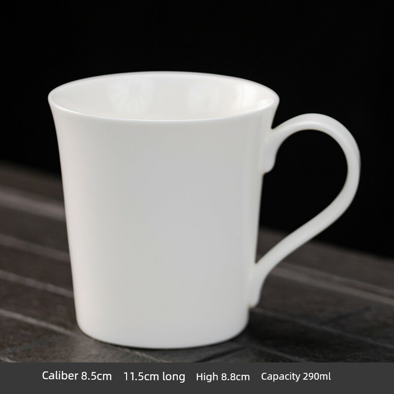 Керамическая элегантная чашка с ножкой 290 мл - Сложная чашка для кофе и чая, офисное использование