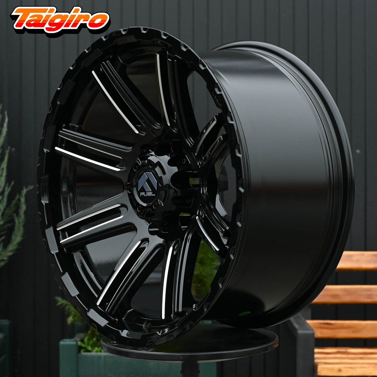 Комплект литых дисков R18 Fuel FBX 5258 9.0J ET-12 6*139.7 Черный ФЗ (K056)