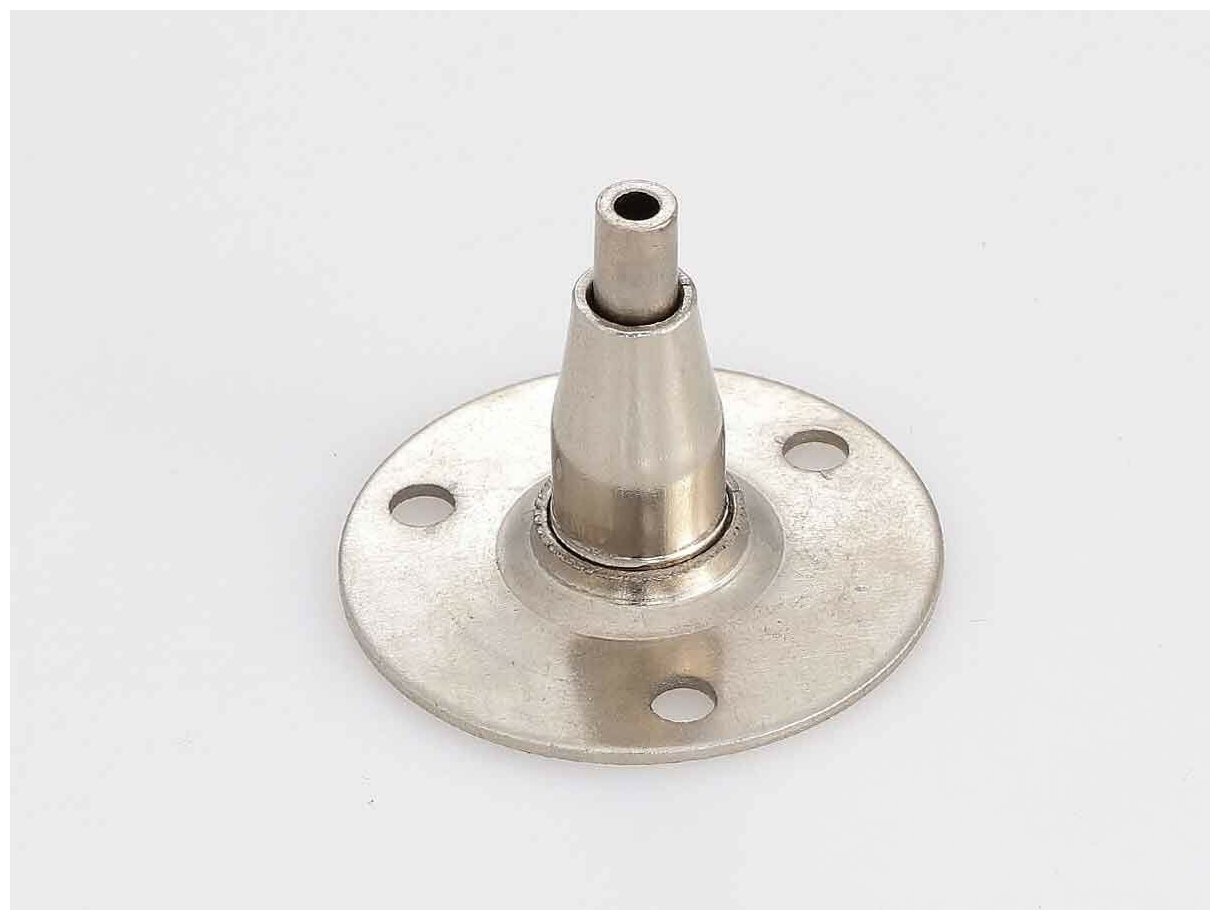 Крепеж для троса A20 прямой с цанговым зажимом, длина 12 мм, диаметр 40 мм (набор 10 шт)