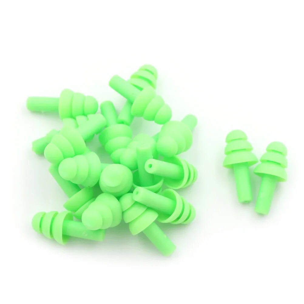 Шумоподавляющие беруши KOQZM, силиконовые, 10 пар 0 Green