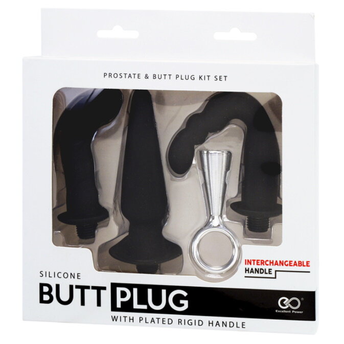 Набор анальных стимуляторов Butt Prostate Plug Kit Set