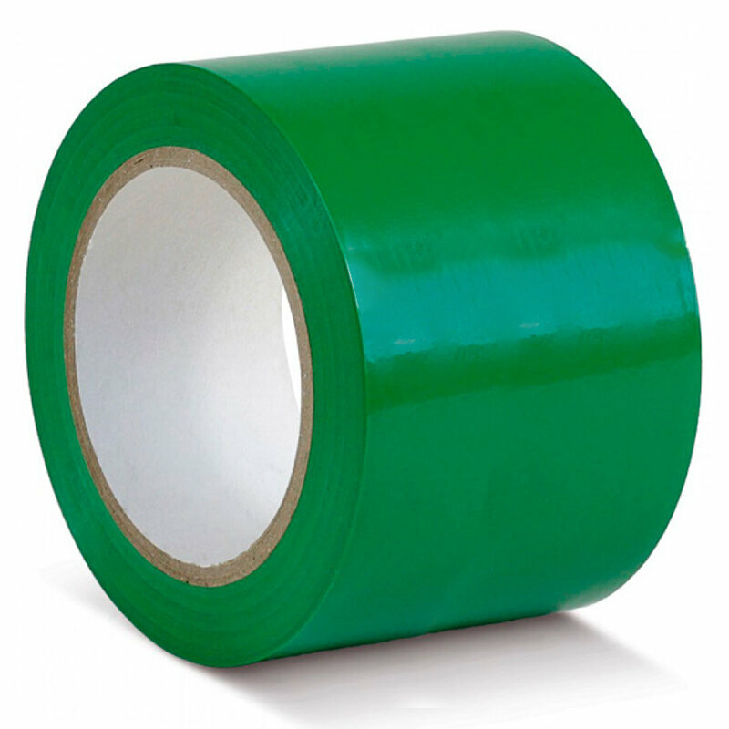 Набор Лента Vell Standart для разметки самоклеящаяся, ПВХ, длина , ширина 100мм х 33м х 0.15 мм, зеленый {301592} (3 шт)