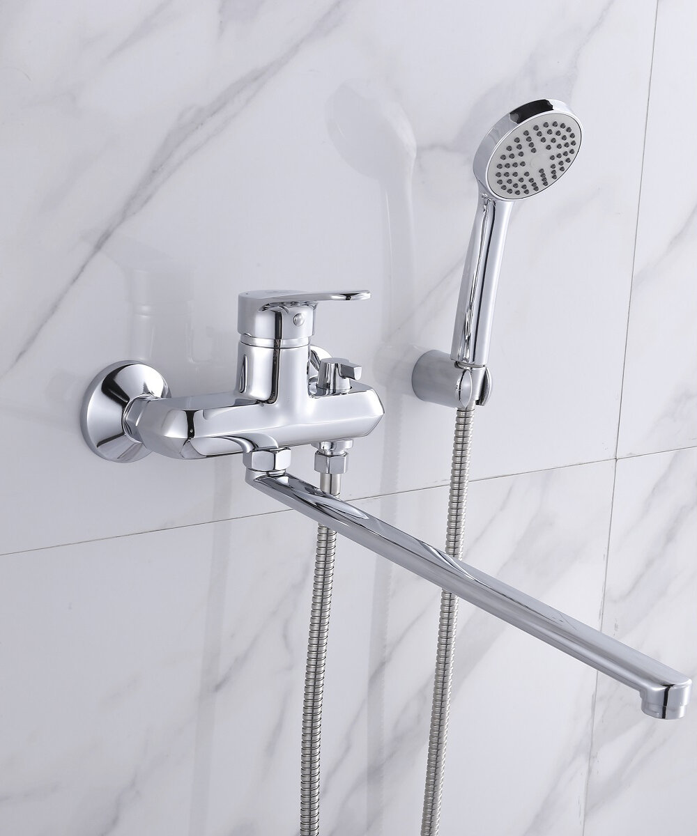 Смеситель для ванны с поворотным изливом Hansen H22007 хром