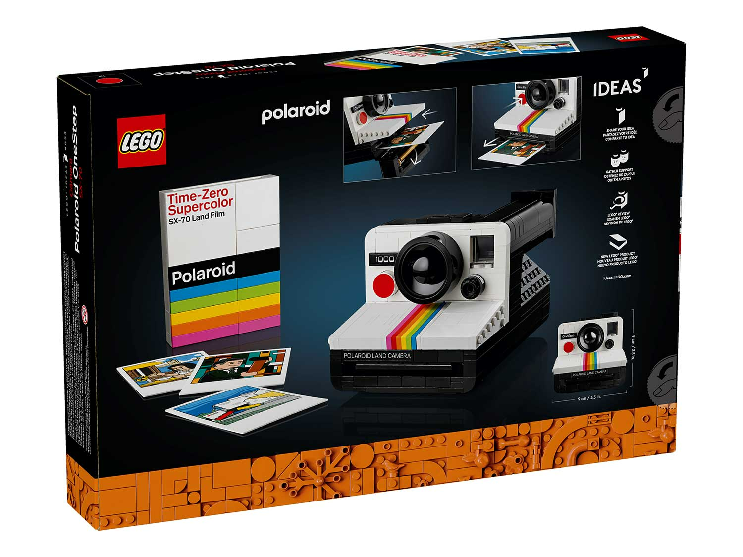 LEGO Камера Polaroid OneStep SX-70 21345, 516 дет.