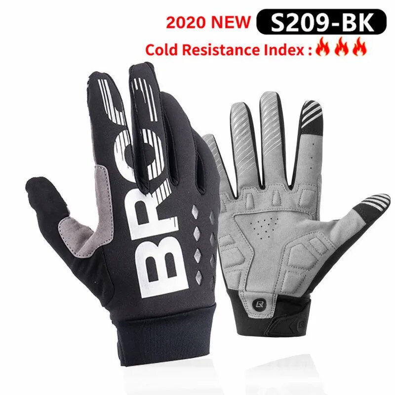 ROCKBROS S209BK зимние велоперчатки