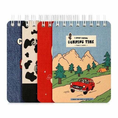 Блокнот Deli 100л, в линейку, ассорти [l98100]