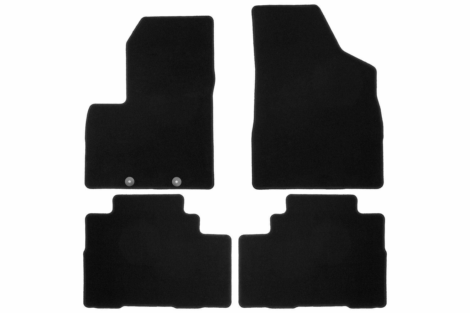 Коврики в салон Klever Econom Forthing Yacht 2023-, кросс, 4шт. (текстиль) / Фортинг Яхт