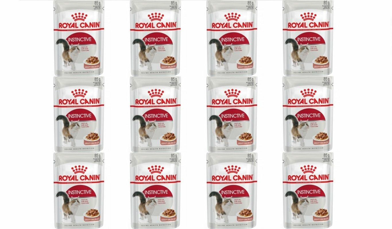 Royal Canin корм в соусе для кошек старше 1-го года, 85 г, 12 шт