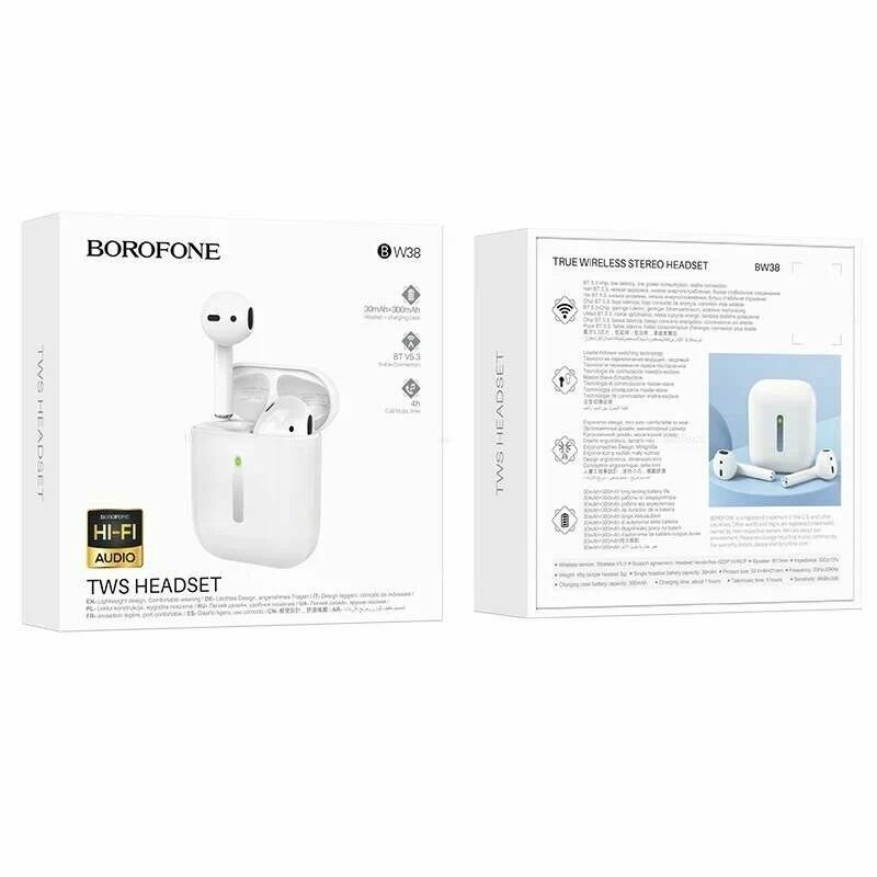 Наушники - гарнитура (bluetooth) BOROFONE BW38