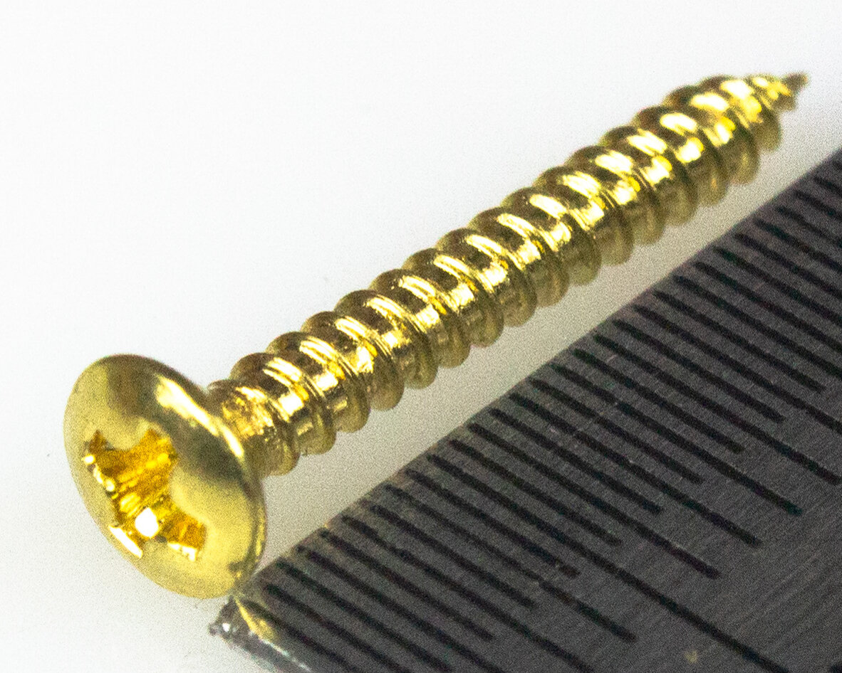 Paxphil WO2116-GD, cаморез для рамок хамбакера (2.1x16mm)