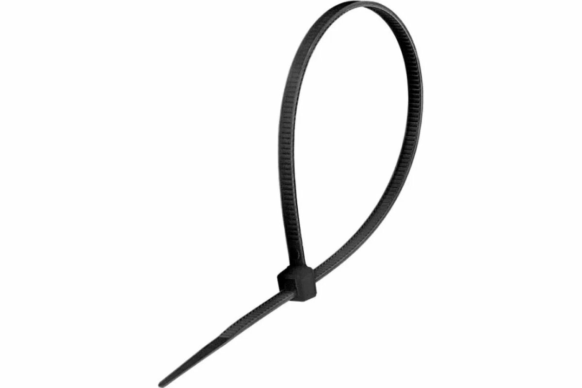 ExeGate CV66-80x2.5B Нейлоновая неоткрывающаяся стяжка 80×2.5 мм, 6.6, halogen free, черная 100 шт