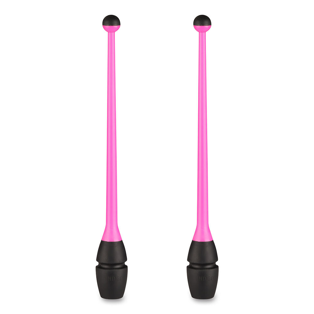 Булавы для художественной гимнастики Indigo In019-pb, длина 45 см, каучук, вставляющиеся (45 см)