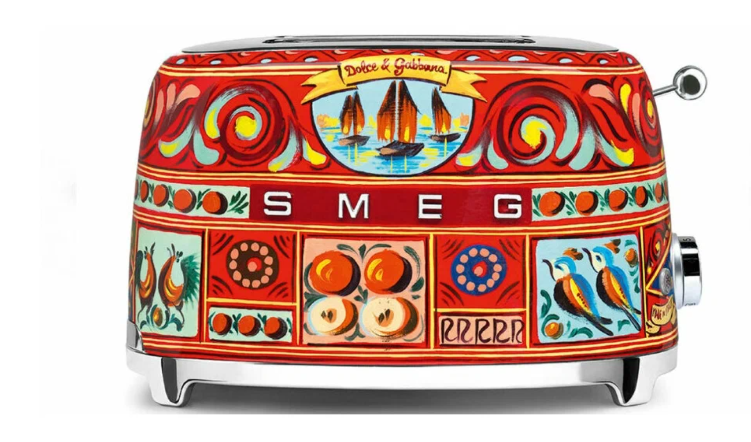 SMEG - ностальгический производитель ретро-хлеба 1950-х годов, его вилки соответствуют европейским стандартам