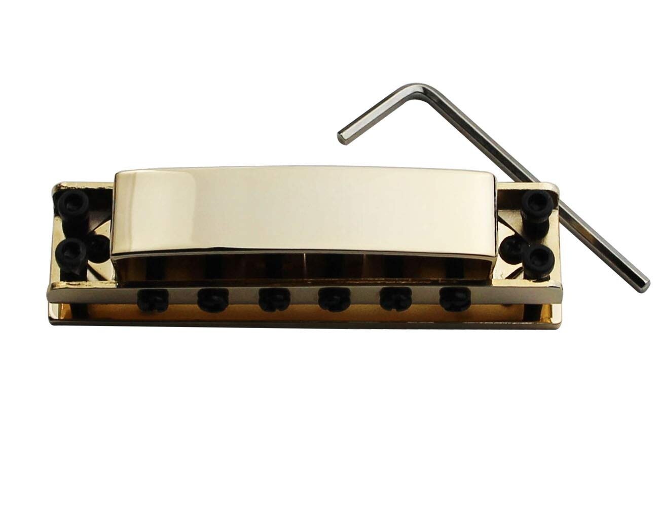 Бридж для гитар Rickenbacker-style, PARTSLAND RK100 BRIDGE, золото