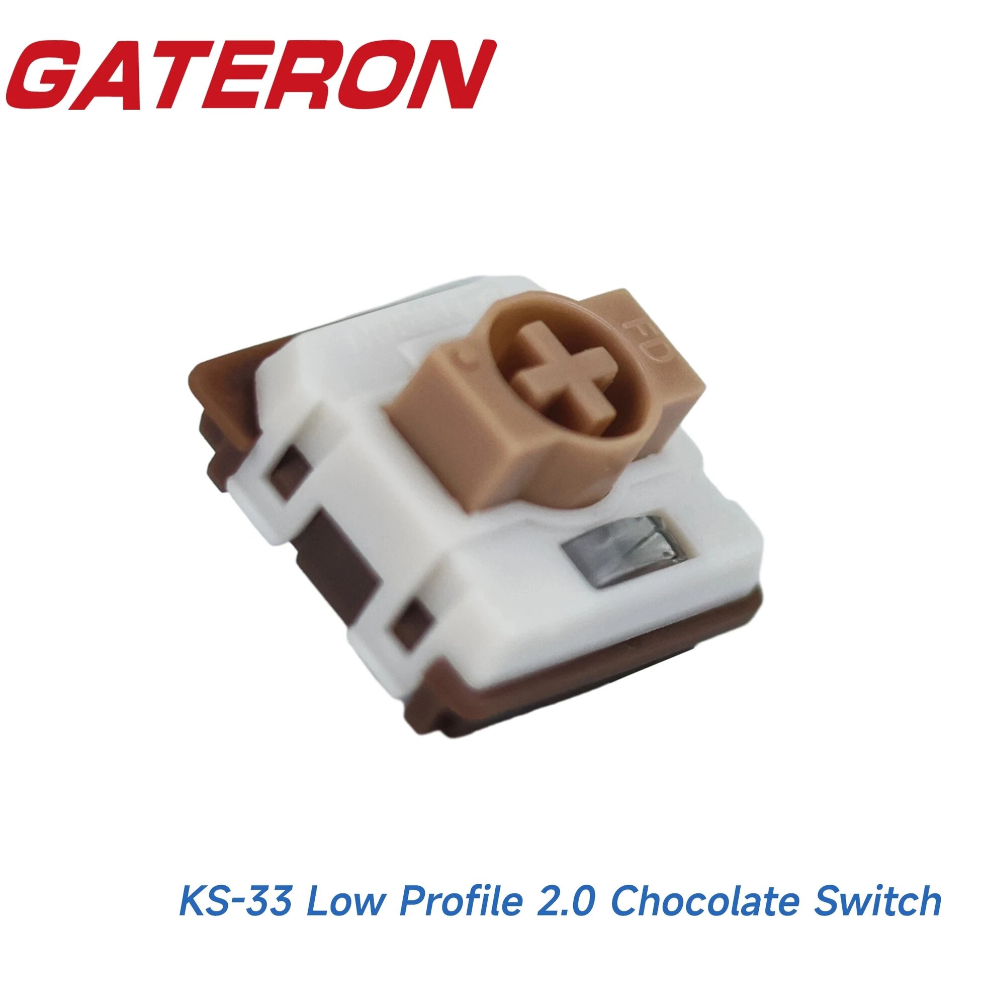 Gateron KS-33 Low Profile 2.0 Chocolate 35шт