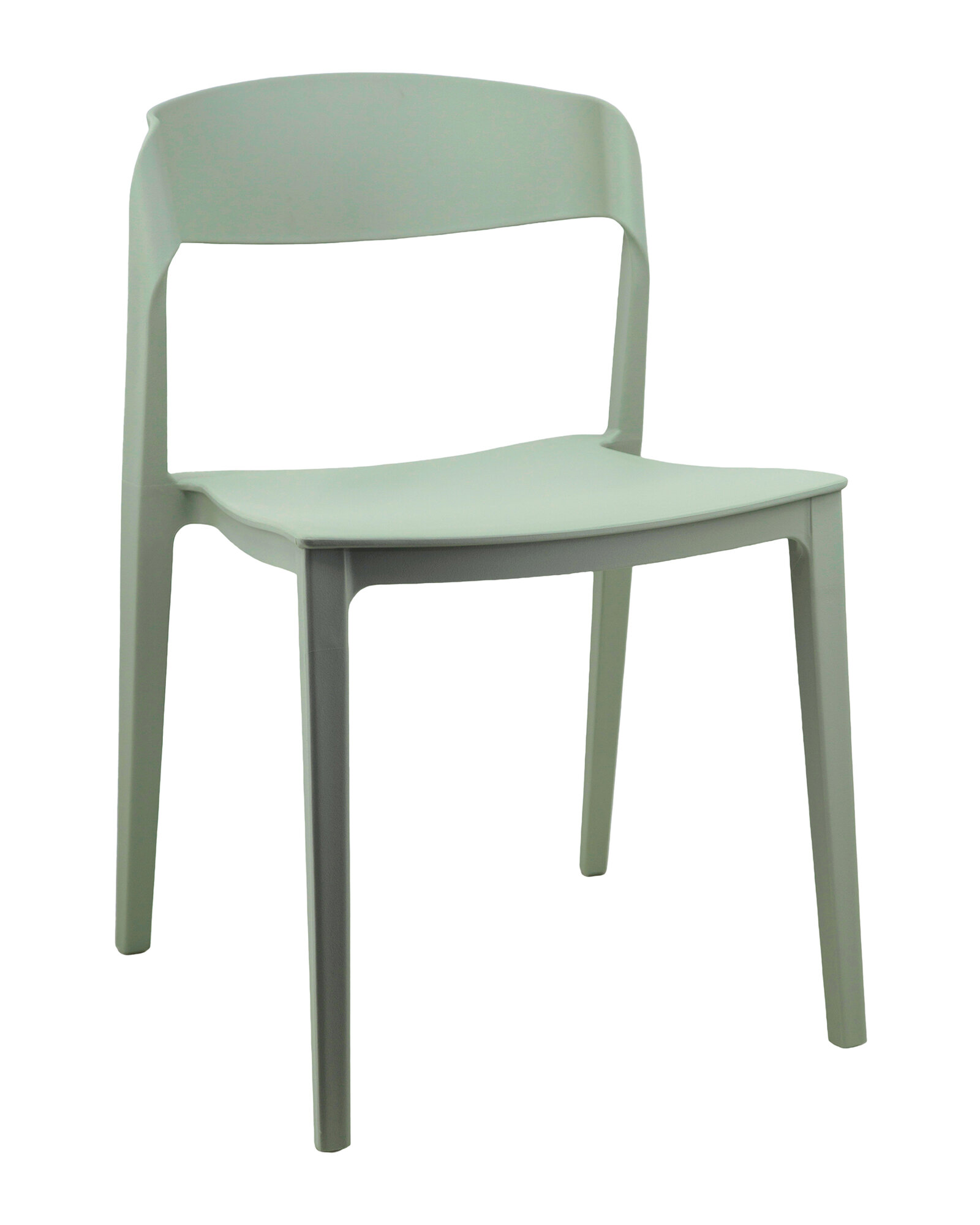 Стул STOOL GROUP Moris Пластик серо-зеленый Размеры: Высота 775мм Глубина 510мм Ширина 490мм