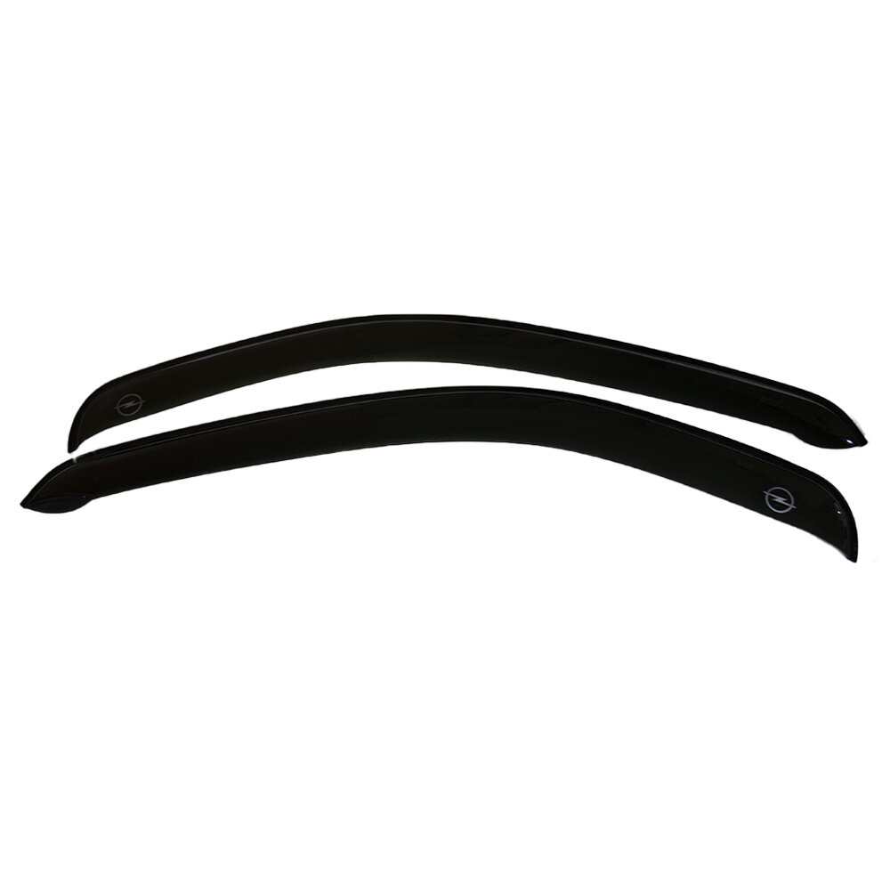 Дефлектор двери (ветровики) с лого на Opel Vivaro