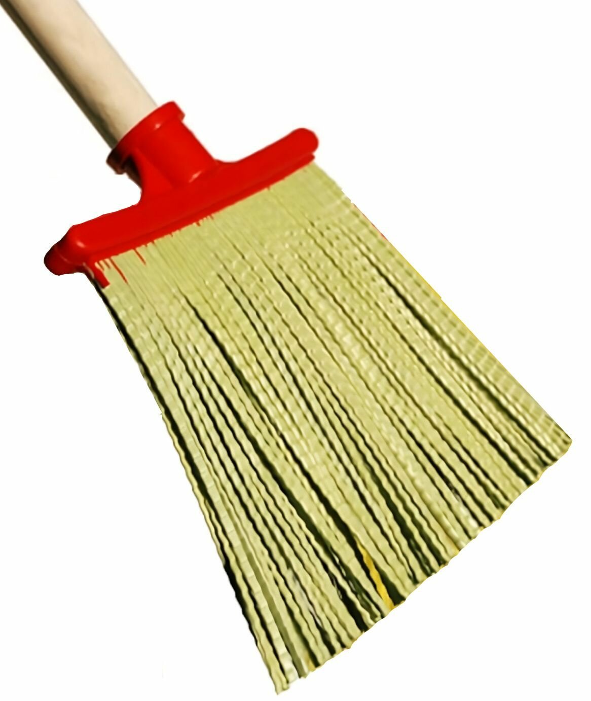 Метла из пролипопилена, мягкая, 38х27, плоской формы, с расщепленными кончиками для уборки самого мелкого мусора и песчинок