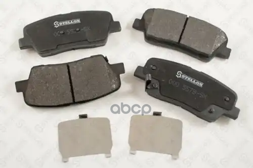 Колодки дисковые задние! с антискр. пл Geely, Kia Mohave 3.8 V6/4.6 V8/3.0CRDi 07> Stellox арт. 000557BSX