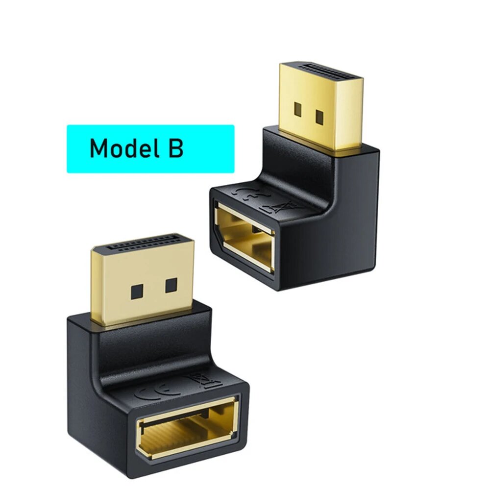Правый угловой адаптер DisplayPort 1.2 Model B