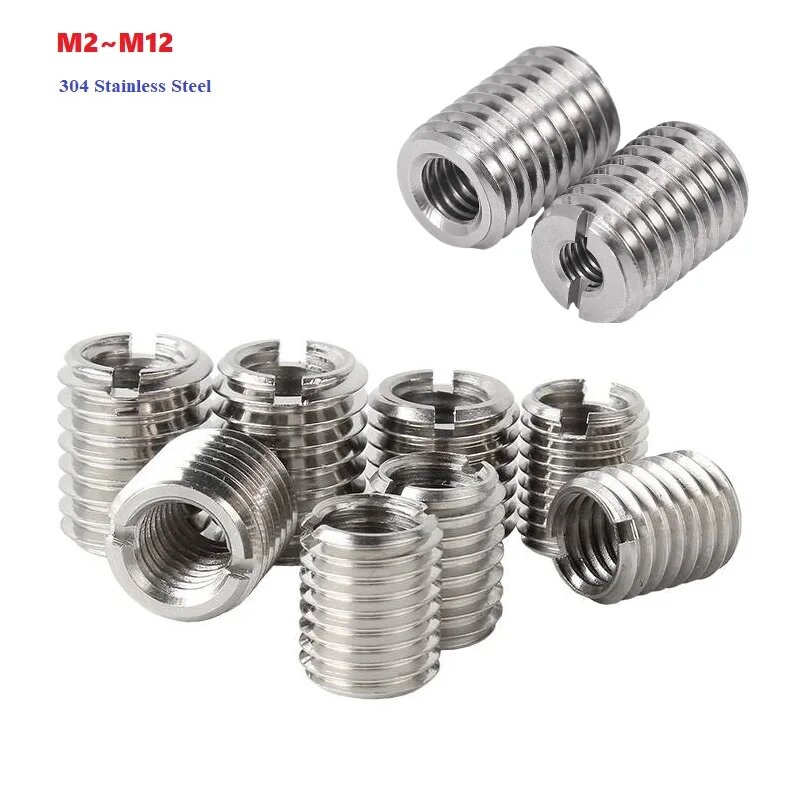 Саморезы-вставки из нержавеющей стали M8x12 (3шт) 12мм