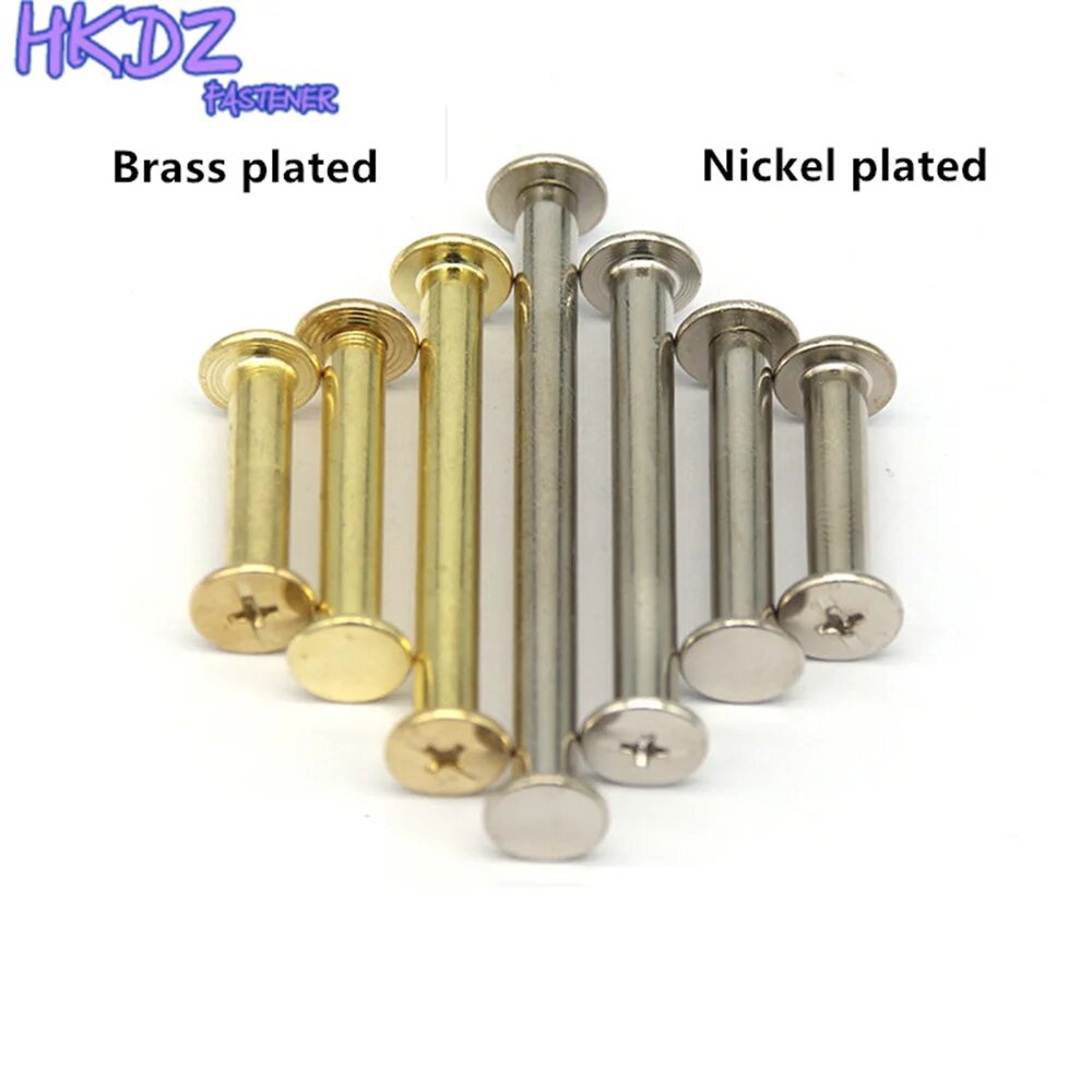 Никелированные стальные заклепки M5 6-100 мм M5x30(10pcs), Nickel