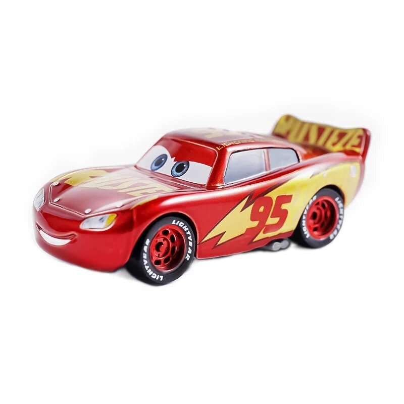 Металлический Lightning McQueen, Cars 3, Цвет: 29, 1:55