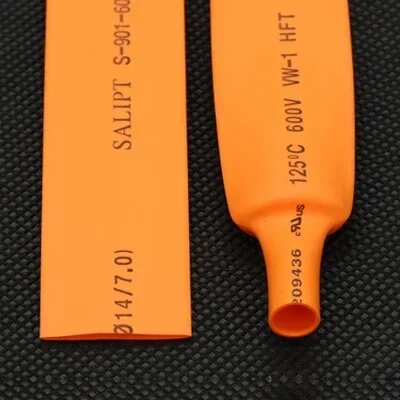 Термоусадочная трубка полиолефиновая 2:1 16mm x 1meter, Orange