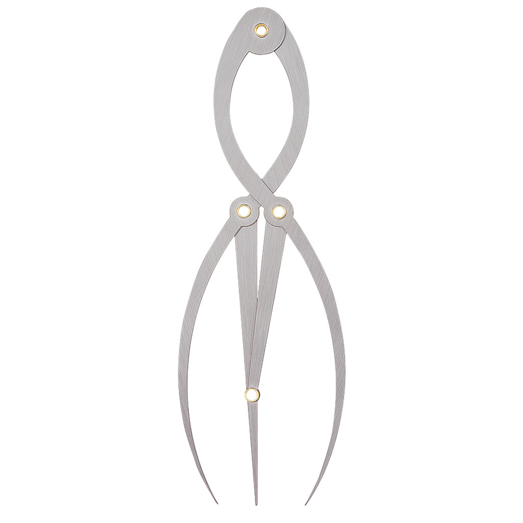 Линейка для татуажа бровей золотая шкала