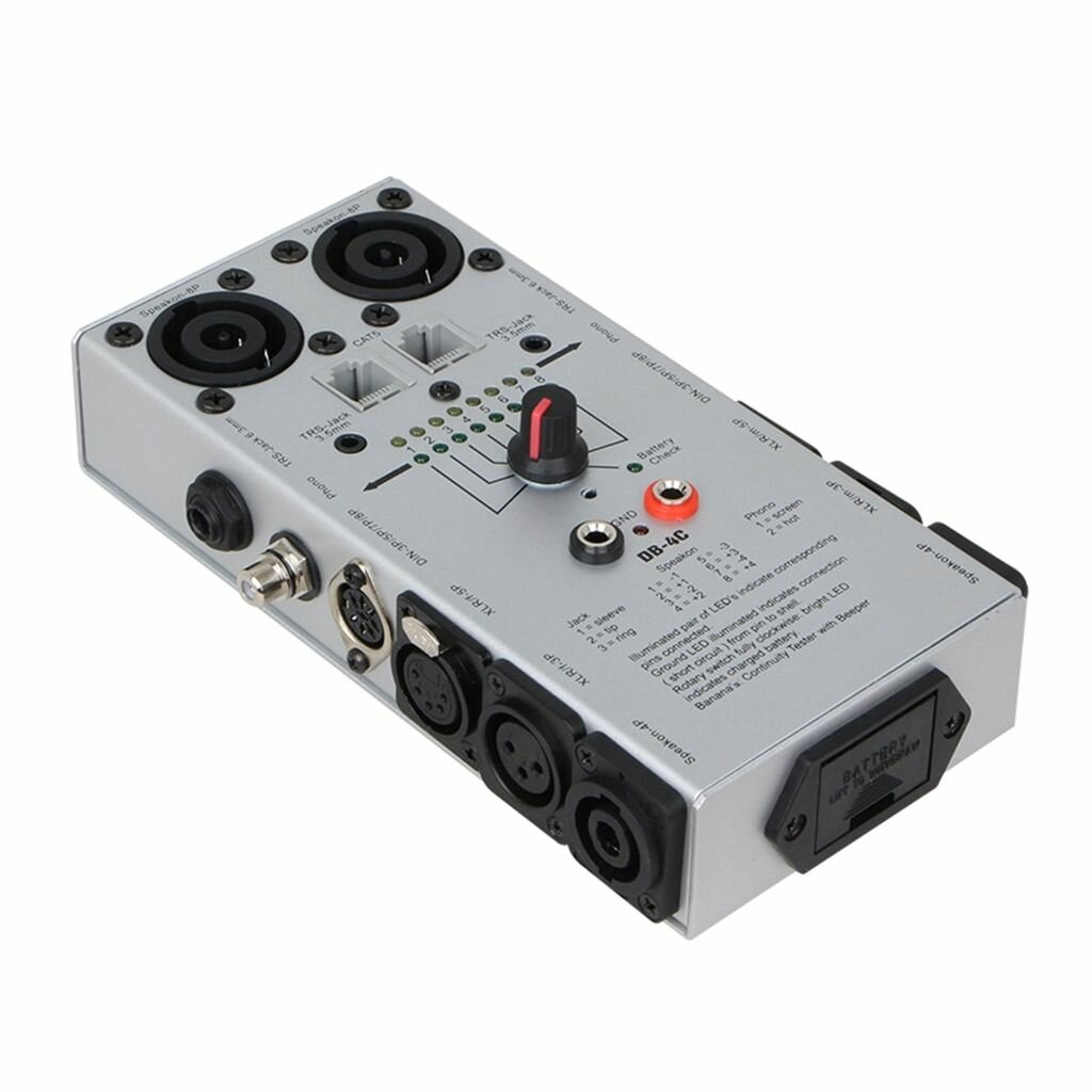 Тестер сетевого оборудования компьютерной сети с аудиосигналом DB 4C