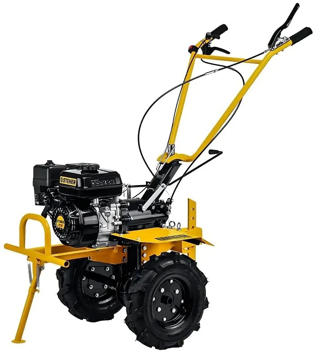 Мотоблок Steher GTS-500, желтый, бензиновый, 7 л. с ,5.15кВт