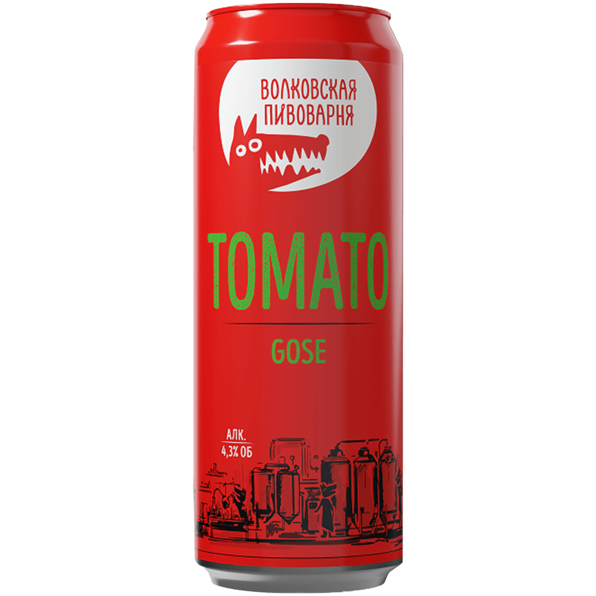 Напиток пивной Волковская пивоварня Tomato Gose 0,45 л ж/б