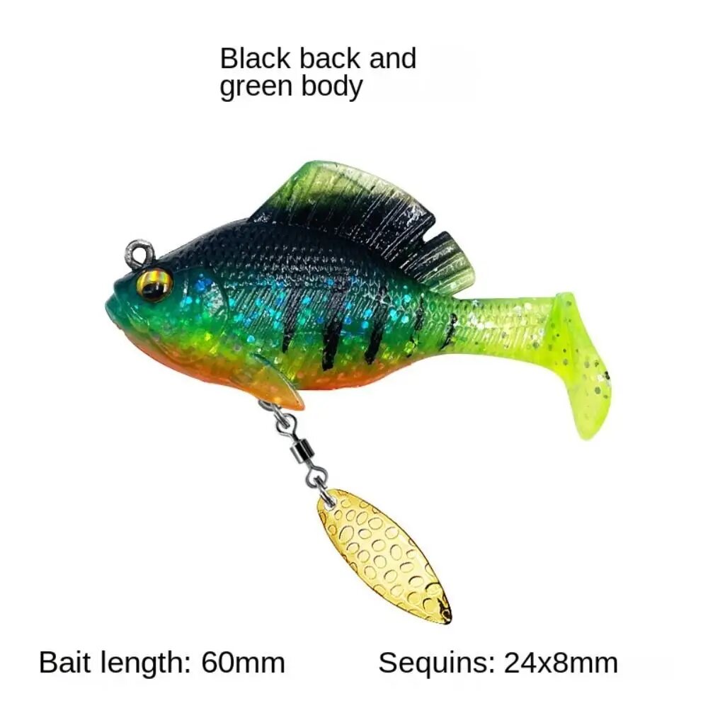 Силиконовая приманка BLACKON Dark Sleeper, 10g, 6cm, Цвет: D
