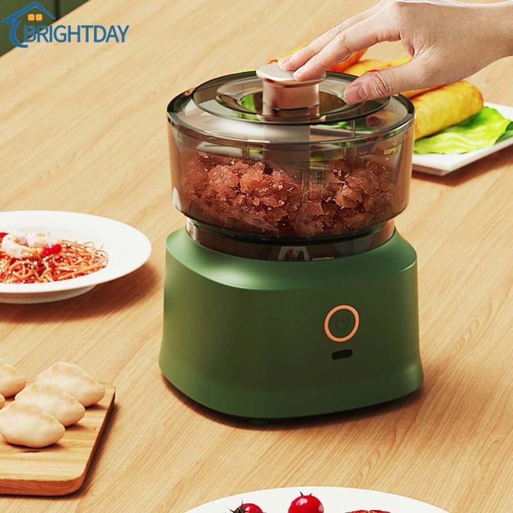 Новый кухонный многофункциональный кухонный комбайн, беспроводная электрическая мясорубка, Машина для измельчения чеснока, подарок, зарядка через USB, 45 Вт